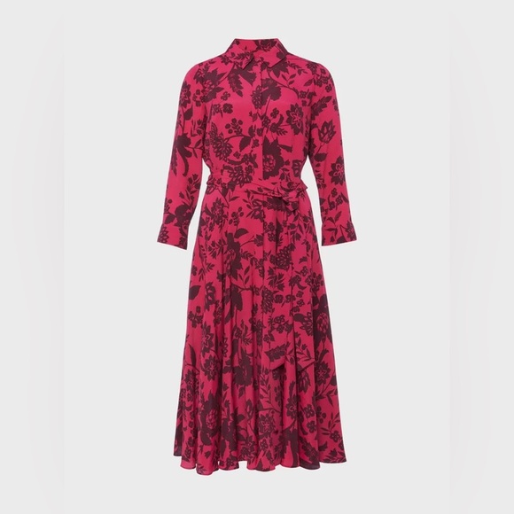 Hobbs London | Dresses | Hobbs London Lainey Floral Shirt Dress | Poshmark